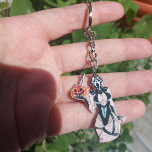Hand Crafted | Jewelry | Scream Keychain | Poshmark